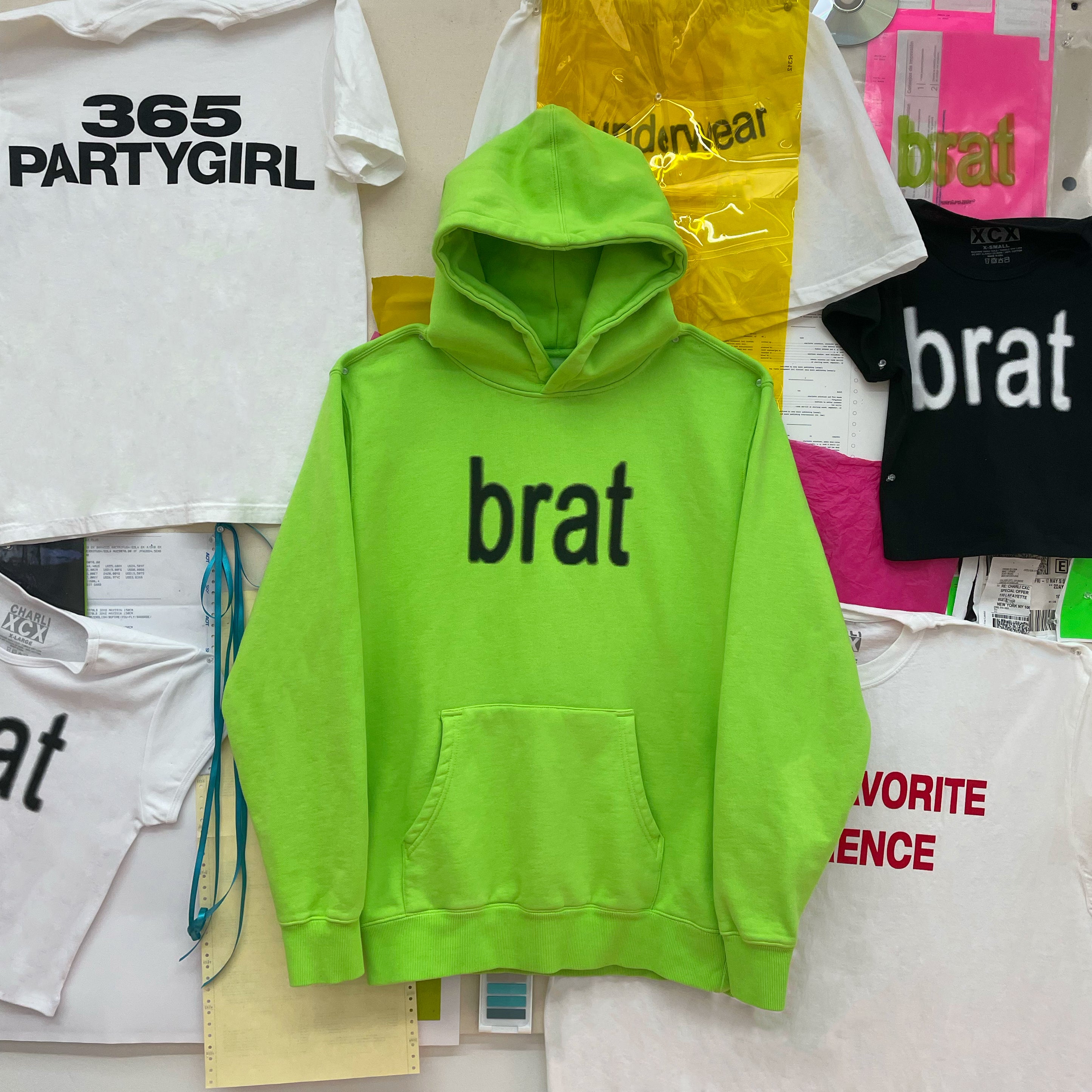BRAT (green hoodie) | Charli XCX UK Store | Official Store